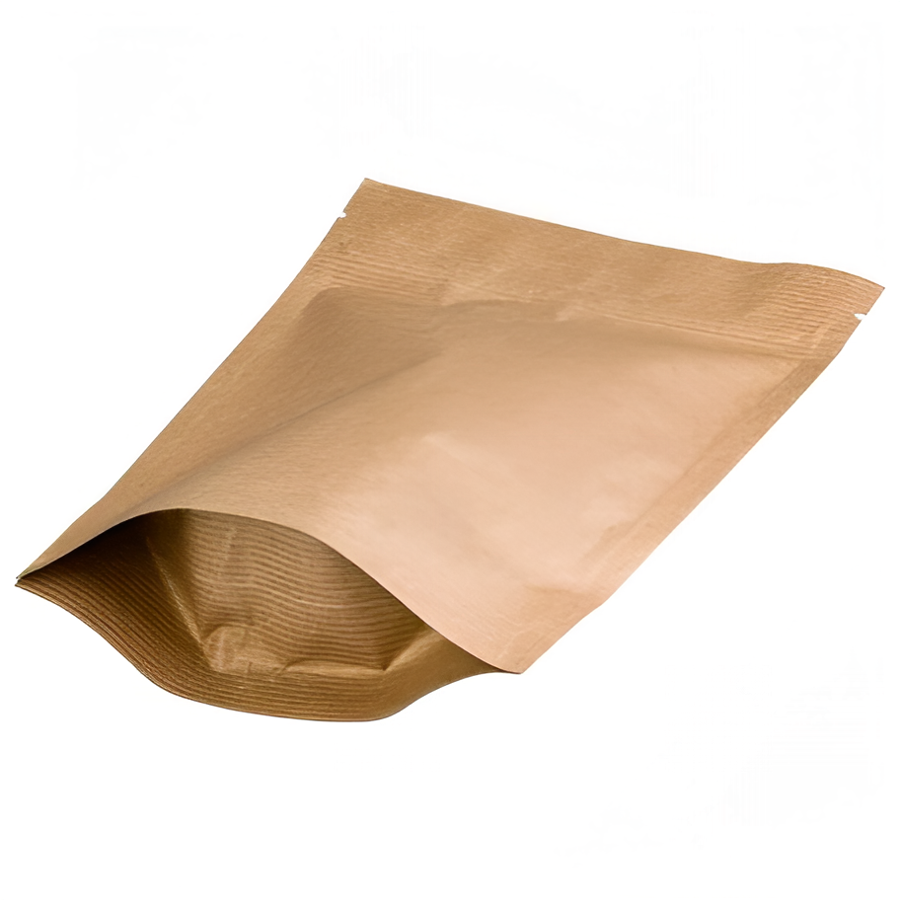Пакет дой-пак 150x210(+30)мм, Крафт/Металл/PE/бопп (бурый), 50шт