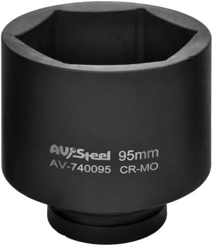 Головка ударная торцевая 6-гранная AV Steel AV-7400951", 95 мм