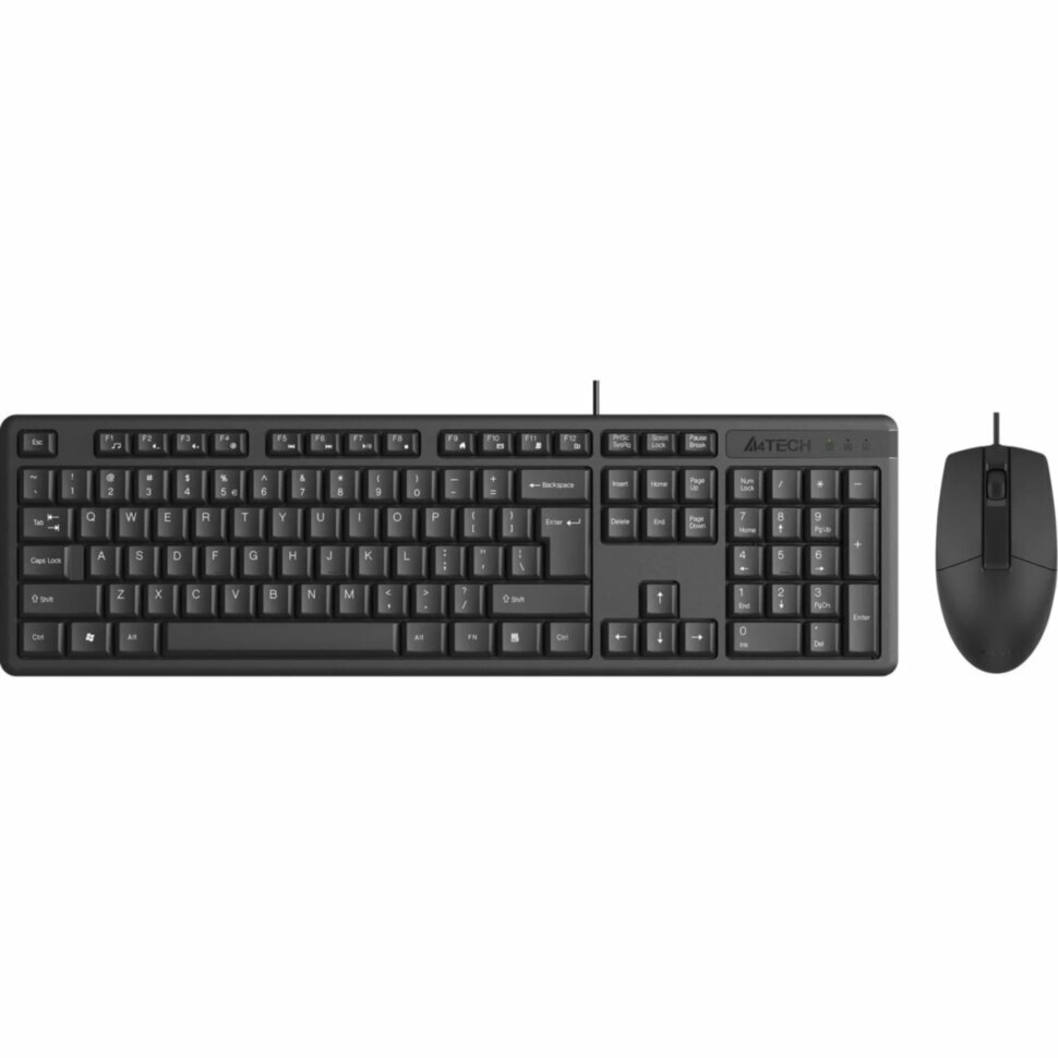 Набор клавиатура+мышь A4Tech KR-3330 клав: черный мышь: черный USB, 1976111