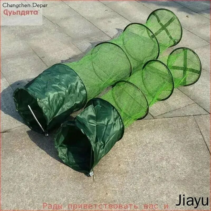 Ловушка для живой рыбы, сетчатая клетка, складная, рыболовные снасти