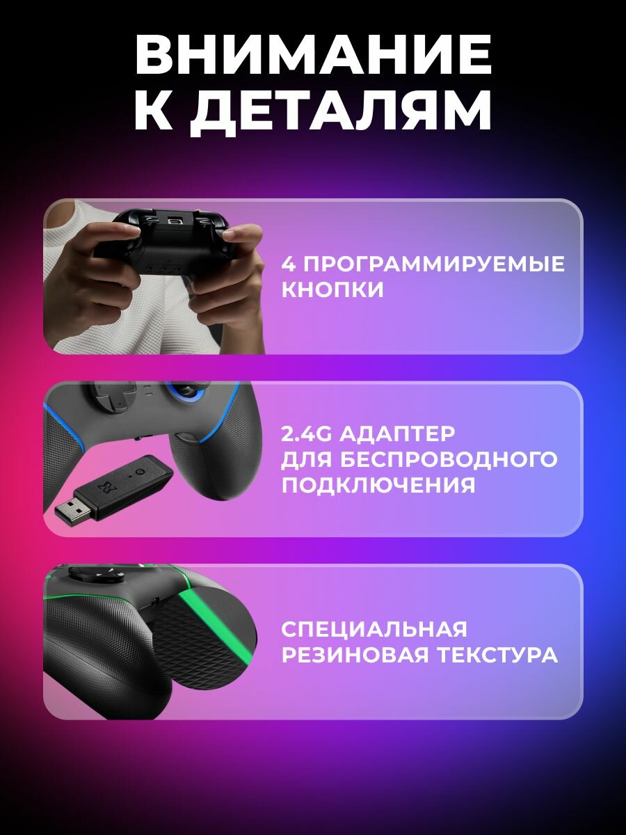 Геймпад BINBOK Ultra Pro Controller для ПК/ Android/ Switch/ Steam Deck — фото 1
