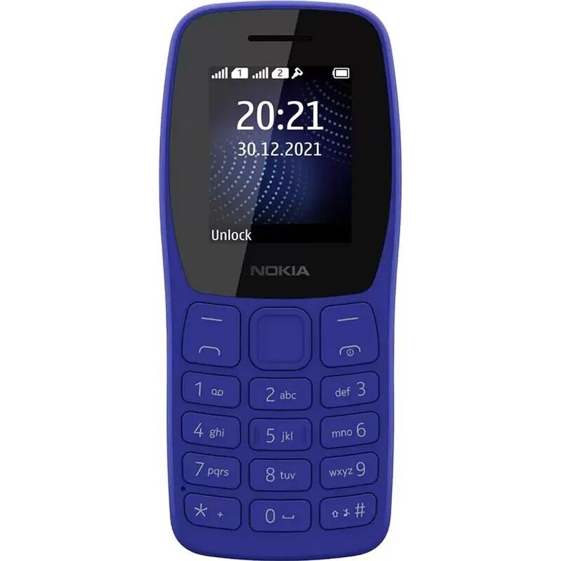 Мобильный телефон NOKIA 105 TA-1416 DS EAC2+ BLUE