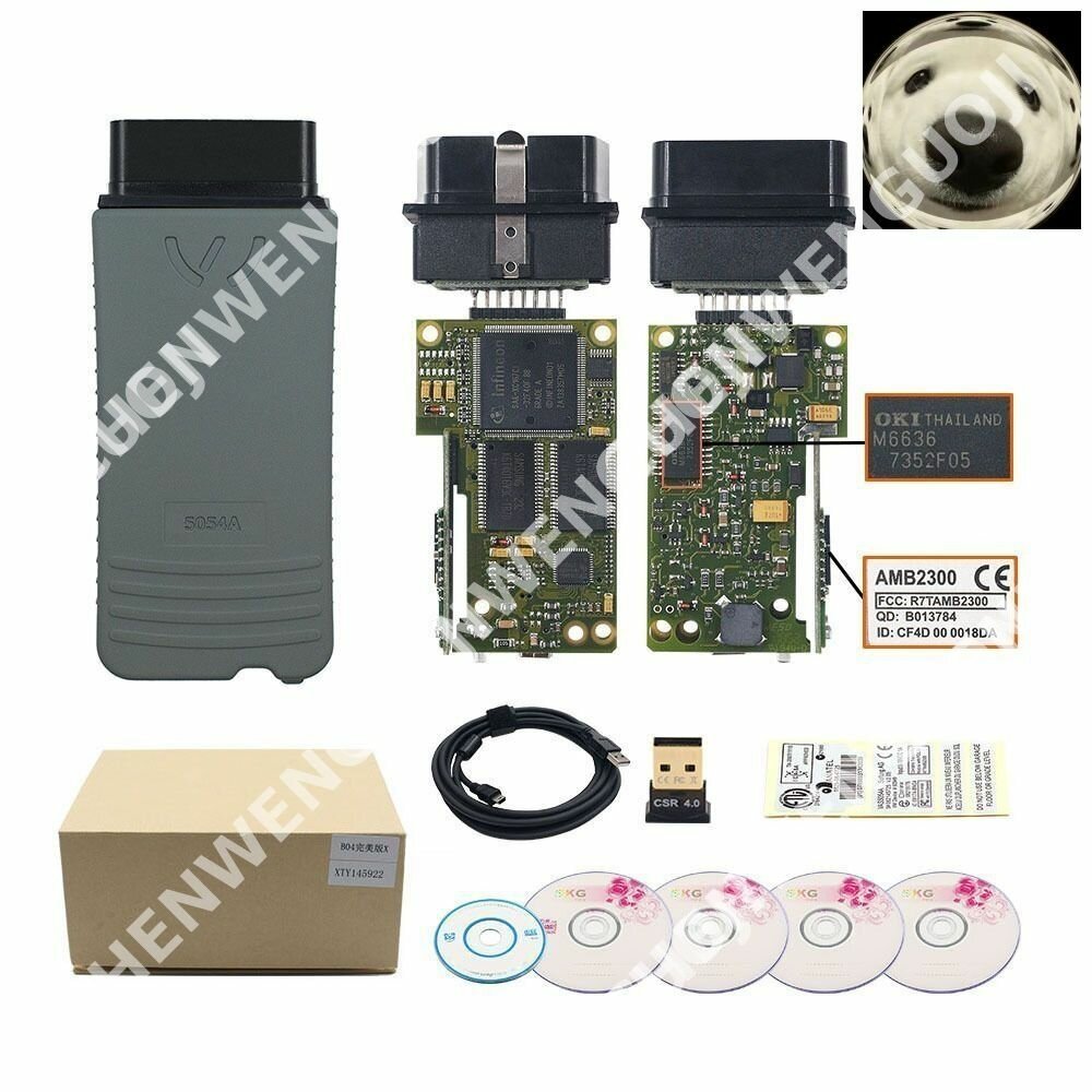 Эксклюзивный полночиповый VAS 5054A с ODIS 7.2.1 и зуммером OKI для диагностики Volkswagen, Audi, Skoda