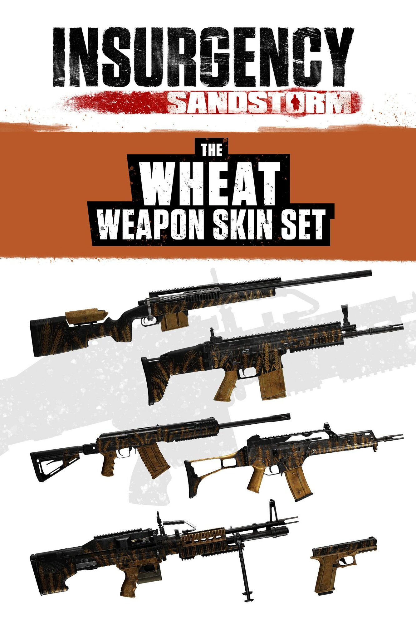 Дополнение Insurgency: Sandstorm - Wheat Weapon Skin Set — Xbox Series X|S, Xbox One, PC — Цифровая версия