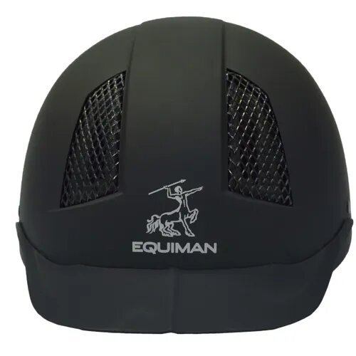 Шлем для верховой езды с регулировкой Equiman COOLMAX размер M 55-58 см цвет черный