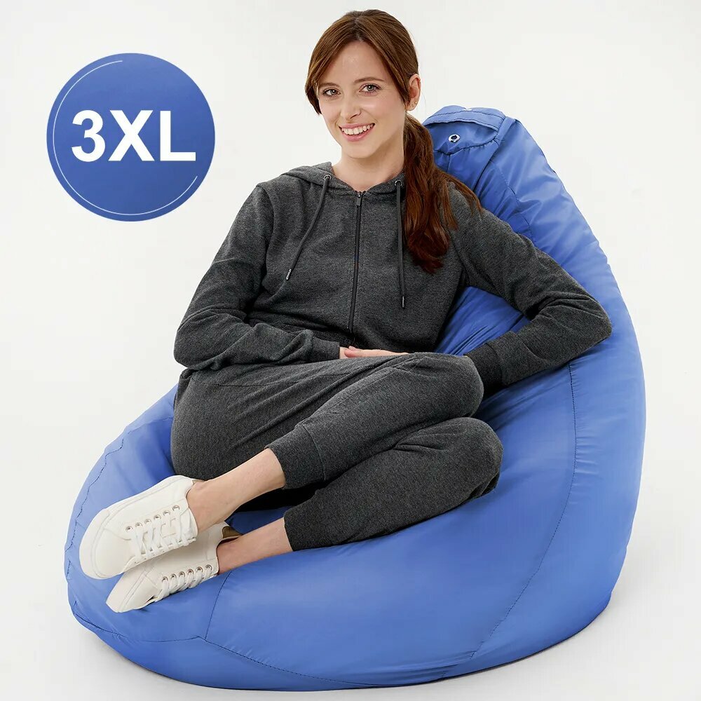 F78 Кресло-мешок Груша, XXXL стандарт+ Оксфорд, 3XL, Голубой Небесный