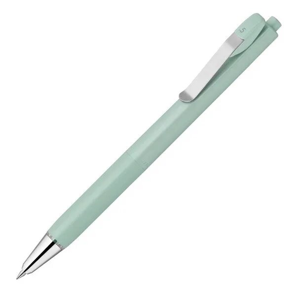 Зебра блен U масляная ручка черная 0,5/0,7 мм 0.5mm mint green