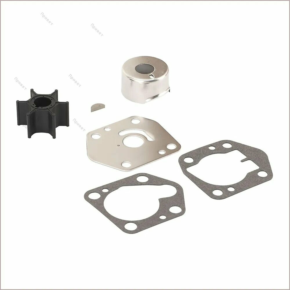 Ремкомплект водяной помпы для Suzuki DF8A DF9.9A DF9.9B DF15A, 17400-99J20, крыльчатка, прокладки