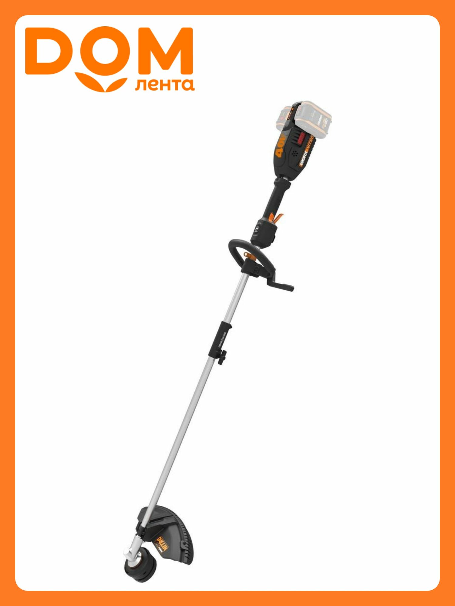 Триммер аккумуляторный WORX NITRO WG186E.92 40В без АКБ и ЗУ