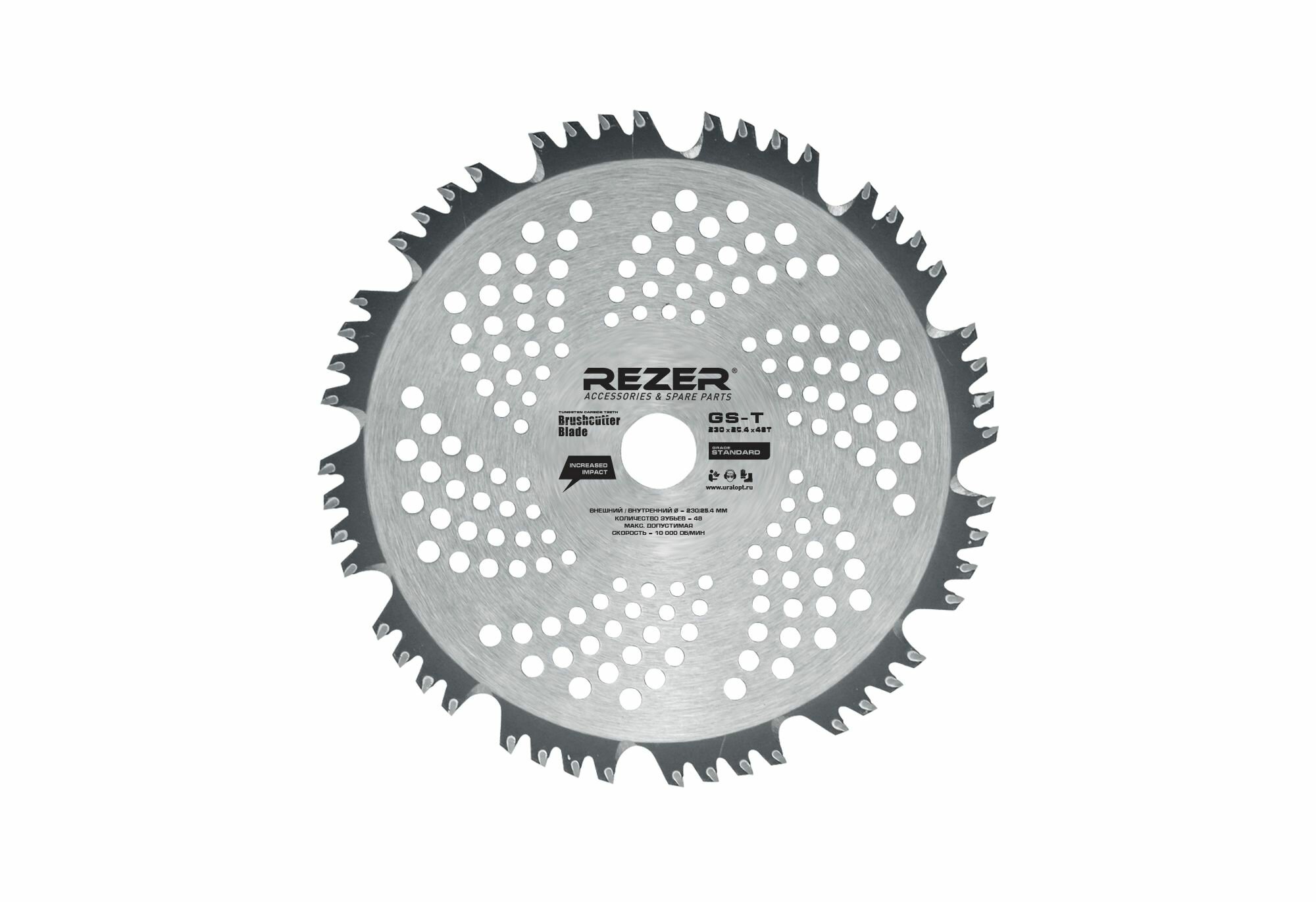 Нож фреза REZER GS-T 230х25,4х1,3 48T