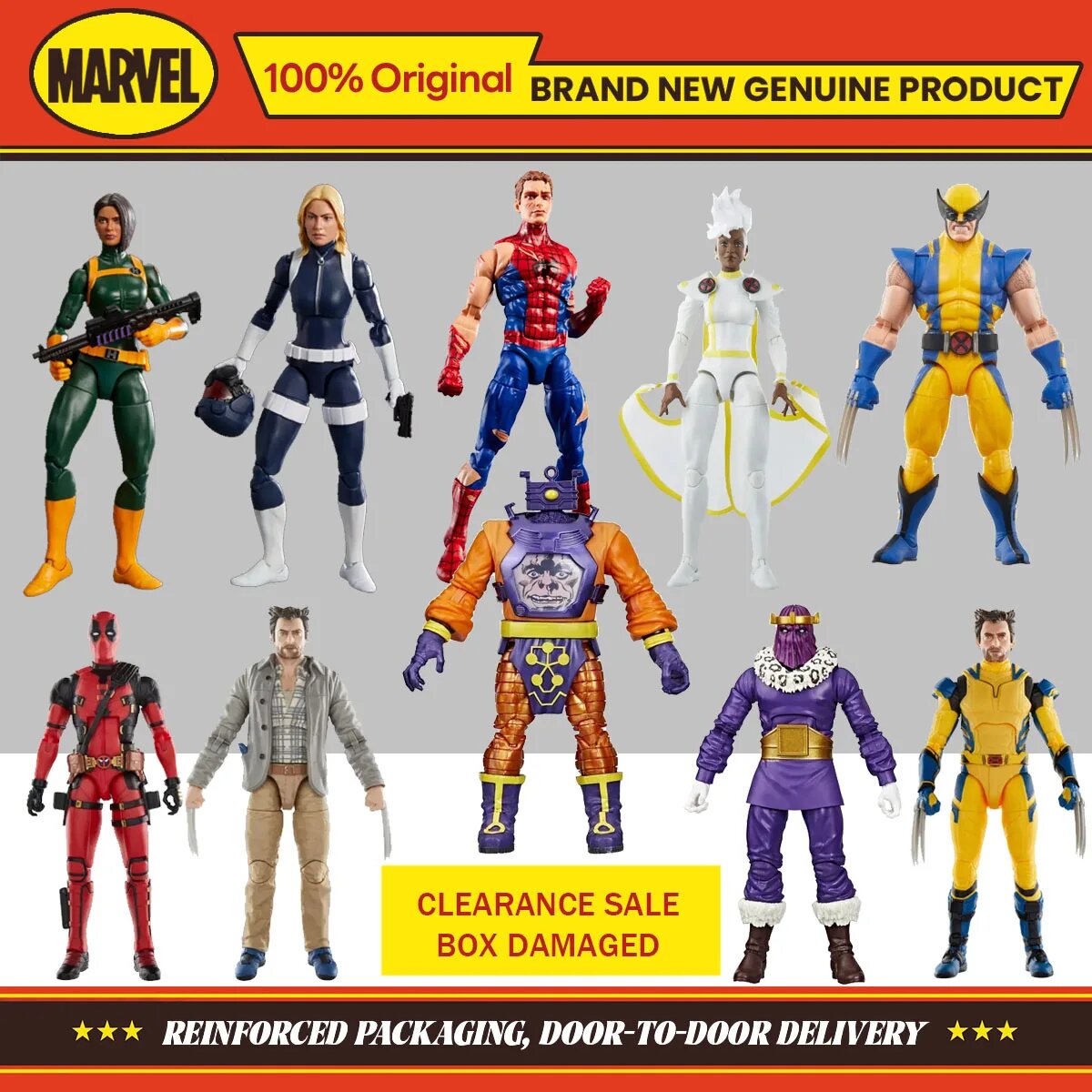 Hasbro Marvel Legends Series Фигурка Желтый, Wolverine — фото 1