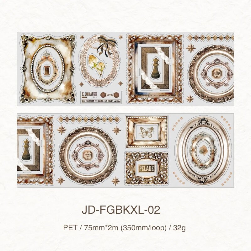 JIANWU Ретро-бордюр: Винтажная барочная рамка JD-FGBKXL-02