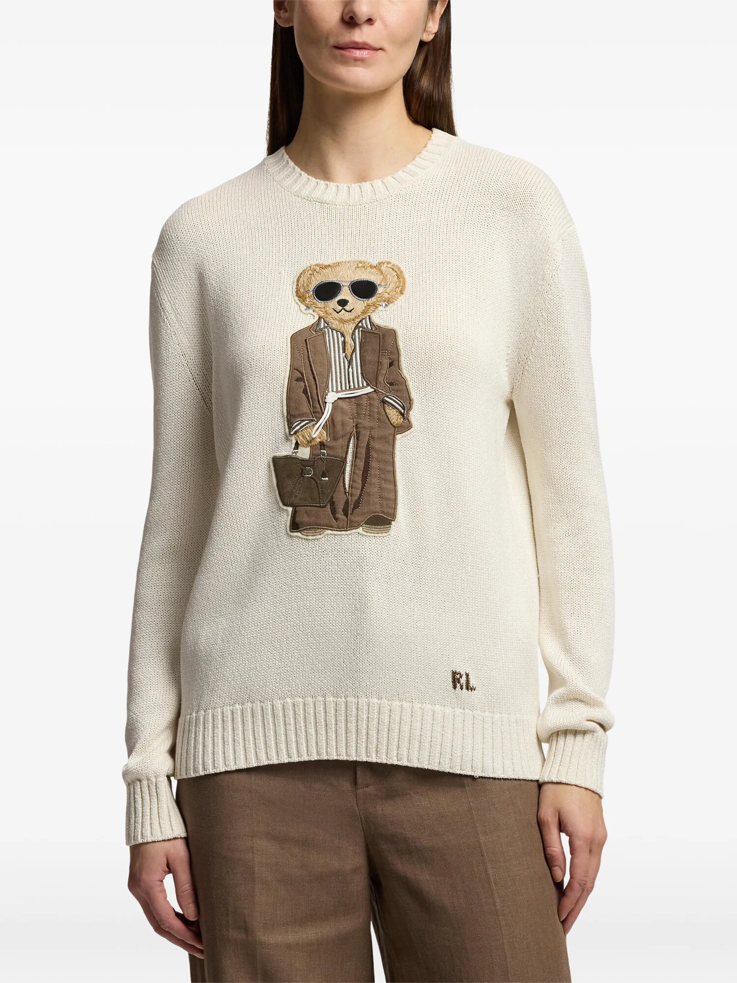 Свитер Ralph Lauren Collection Polo Bear, размер 32, , разноцветный — фото 1