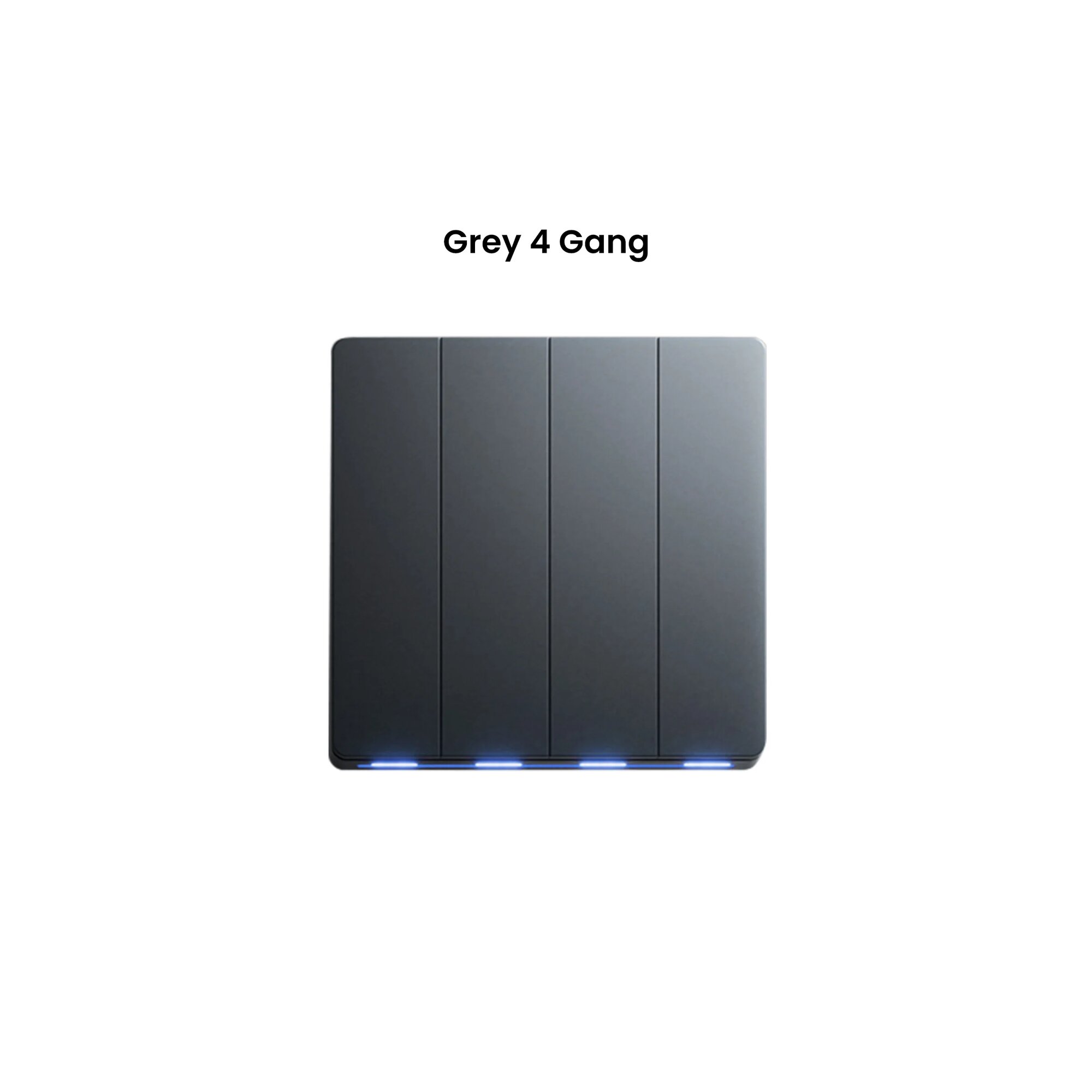 Умный выключатель света GIRIER 1/2/3/4 Gang Grey 4 Gang