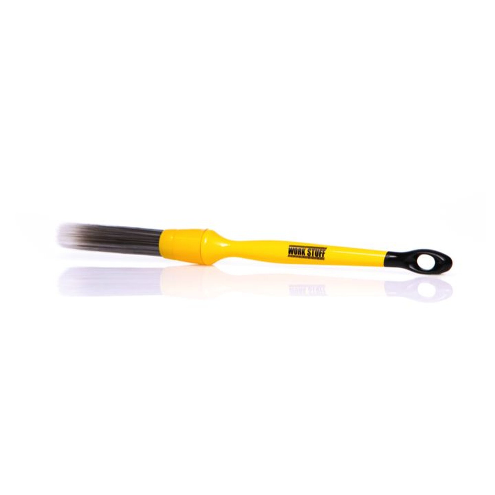 Кисть для детейлинга Work Stuff Grey, пластиковый наконечник, 16 мм