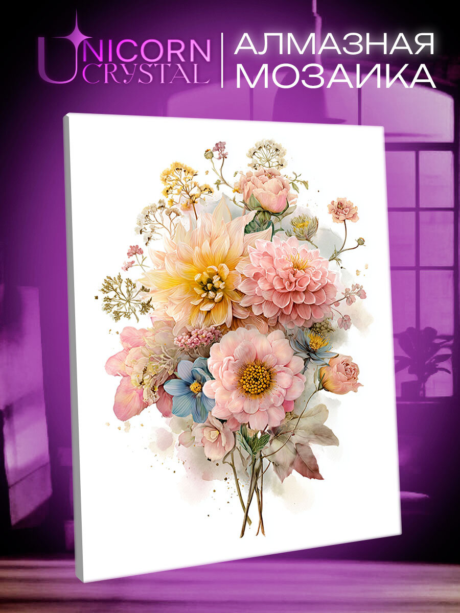 Алмазная мозаика Цветы