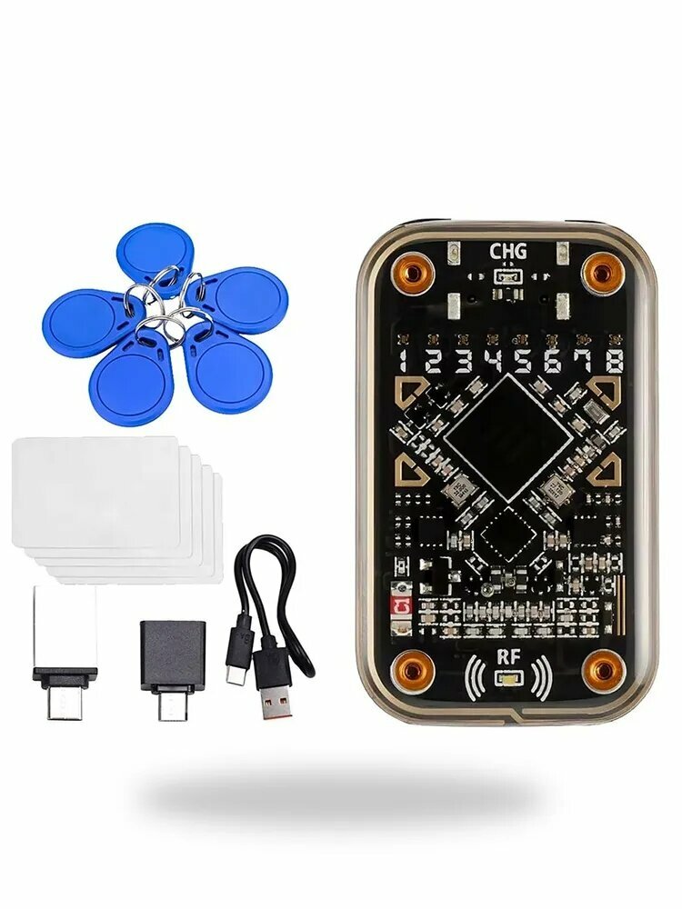 Chameleon Ultra: эмулятор смарт-карт RFID с 5 UID-брелоками, совместимый с NFC