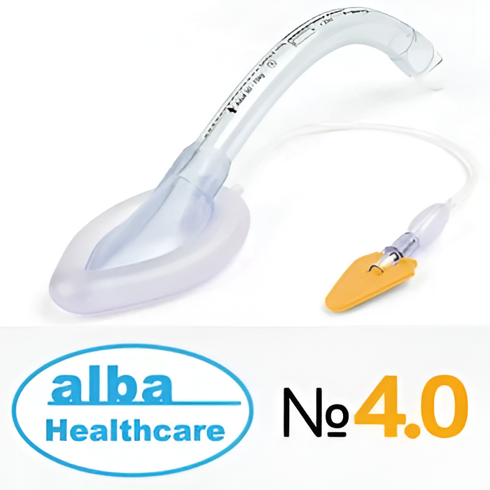 Маска ларингеальная Alba Healthcare №4.0, одноразовая, ПВХ, стерильная