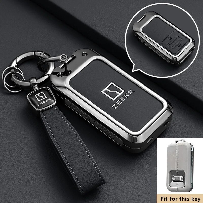 Чехол Для Ключей Zeekr 8X 2026 И 9X 2025 Из Цинкового Сплава, Защитный Style 1-Black-1PC