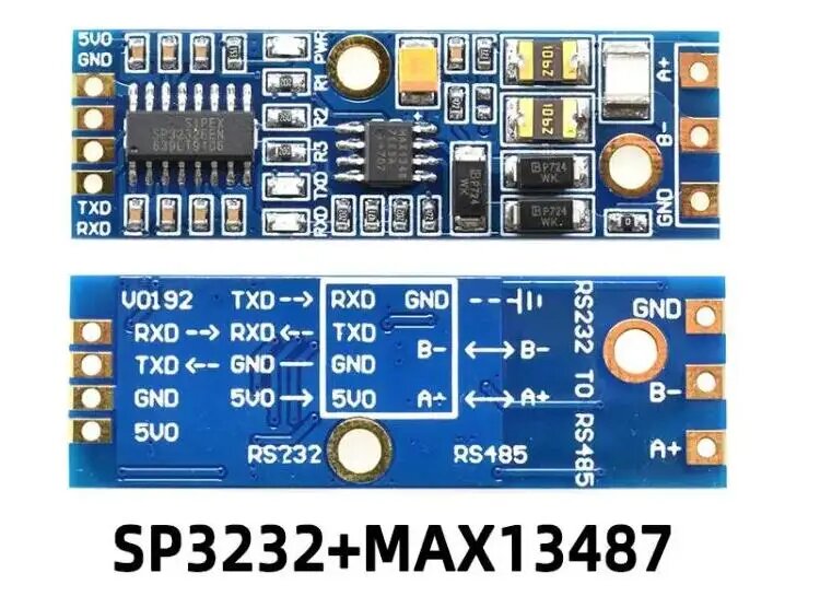 Модуль RS232-485 SP3232+MAX13487 5В, Ultra thin isolation