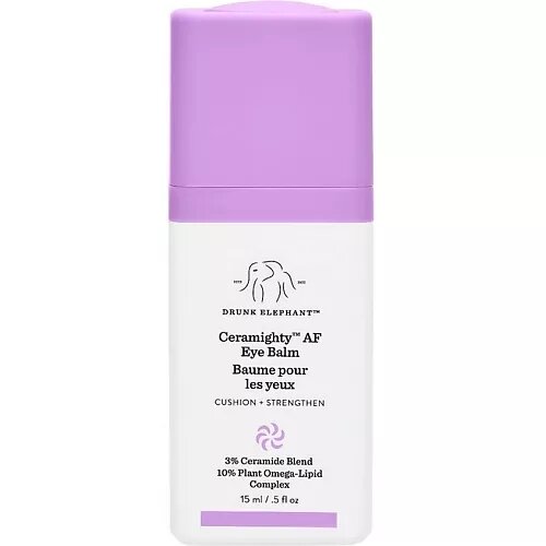 DRUNK ELEPHANT Насыщенный крем для кожи вокруг глаз с церамидами Ceramighty AF Eye Balm Cushion + Strengthen, 15 мл