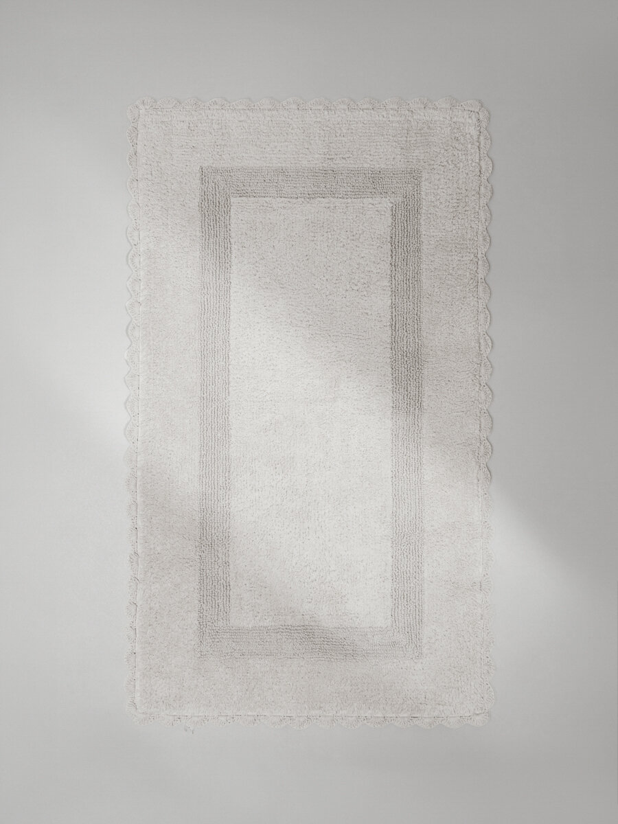 Коврик для ванной комнаты IDDIS Декор (Décor) DSQL01Ci12 70x120 прямоугольный хлопок кремовый
