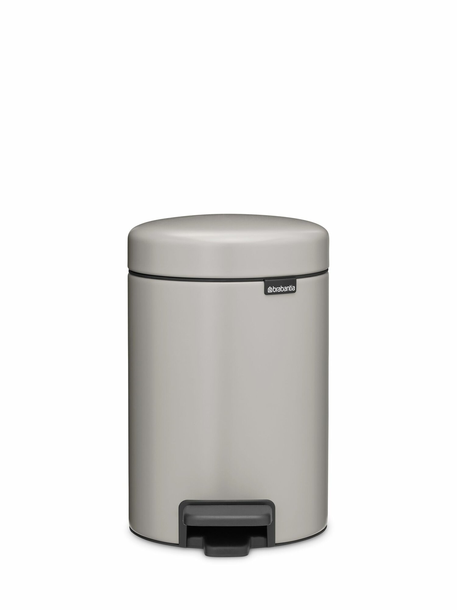 Бак мусорный Brabantia "NewIcon" с педалью светло-серый 3л 252181