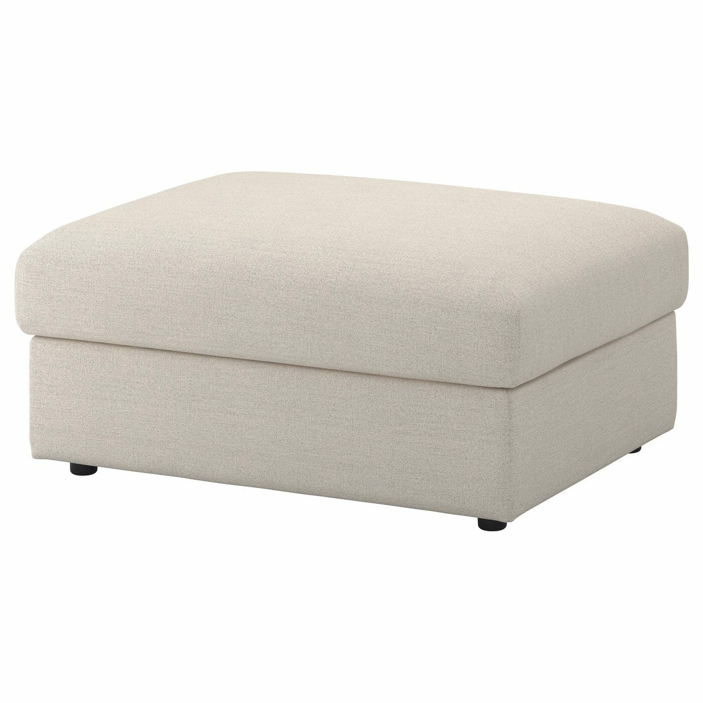 Пуф IKEA VIMLE подножка со скрытым отсеком, бежевый 093.925.84