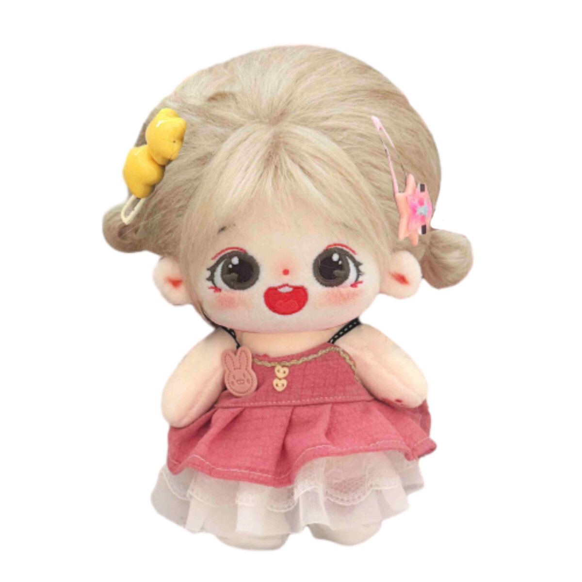 Плюшевая кукла унисекс YANGWAWAHEXIAOXIONGTIAOWU, 20CM EU, Sweet+Pink Bunny Skirt Clothing