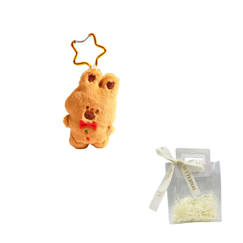 Брелок для рюкзака унисекс 77 SEVEN DREAM, Slanted Head Gingerbread Bunny, 11.5CM EU