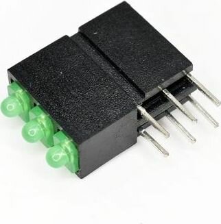 Светодиод MENTOR 1905.8880 LED in housing green 1.8mm No.of diodes 3 20mA 70 град. 5?17mcd 1 шт