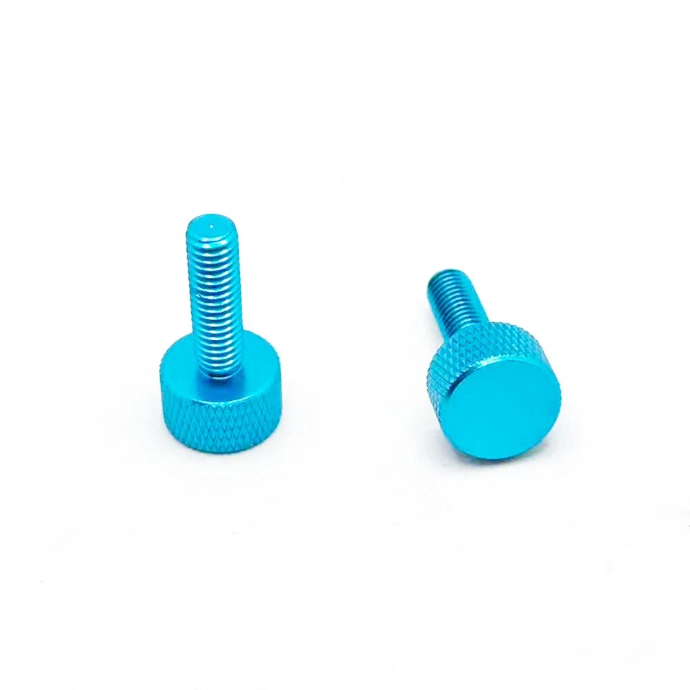 Винты из алюминия M3-M6 длиной 6-20 мм M3X8-5pcs, Голубой, sky blue