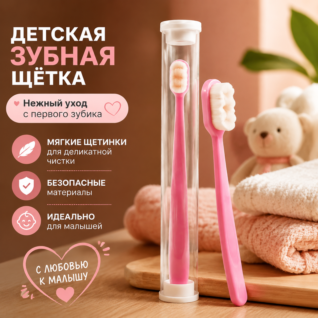 Зубная щетка lacalut pure dureza média набор с 3 шт. branco
