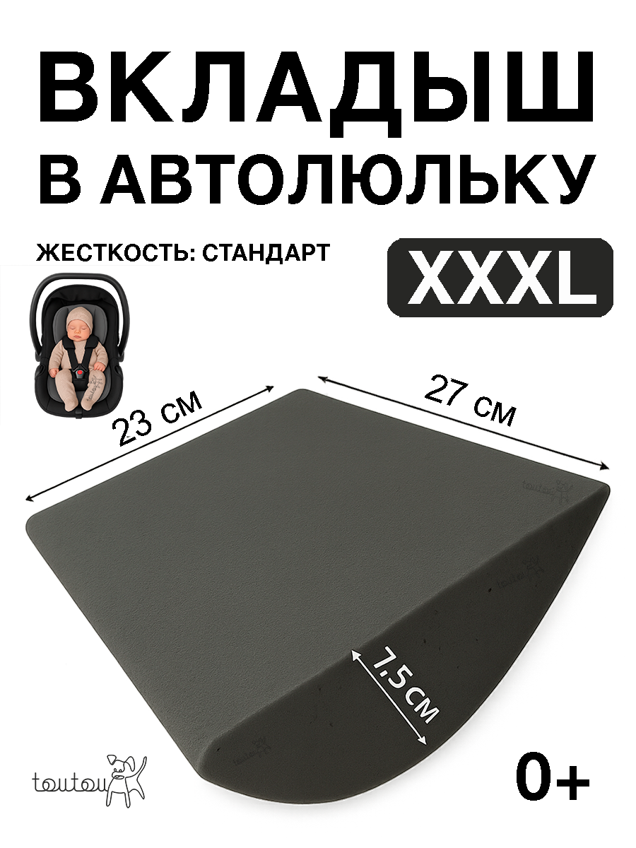 Вкладыш в автолюльку, автокресло для новорожденных из поролона
