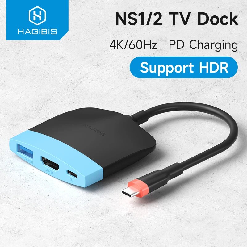 Hagibis Док-станция для Switch USB-C 4K