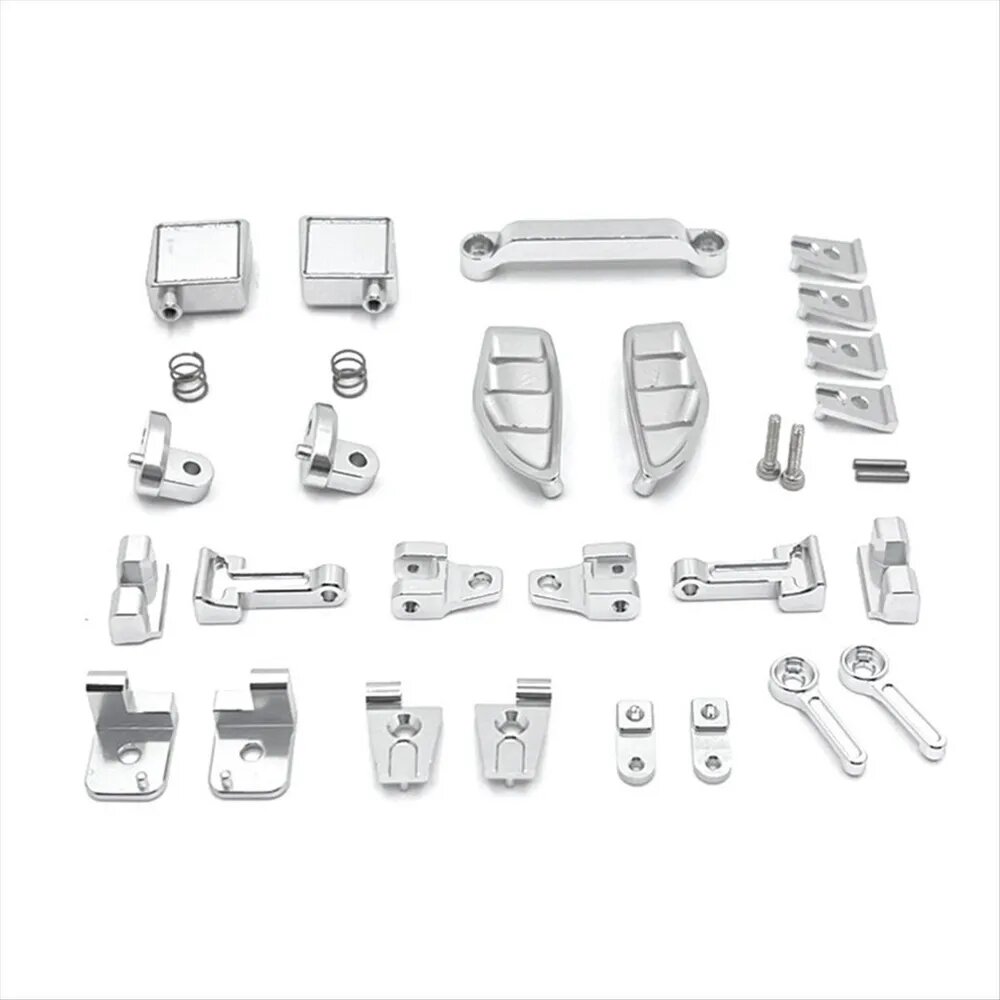 Комплект для модернизации кузова автомобиля MJX 1/12 H12Y H12Y+ RC Car, серебристый.