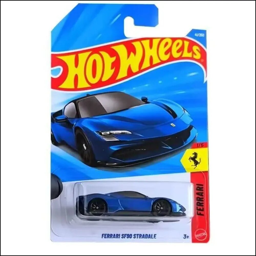 Машинка Hot Wheels model Alloy car model toy FERRARI SF9O STRADALE