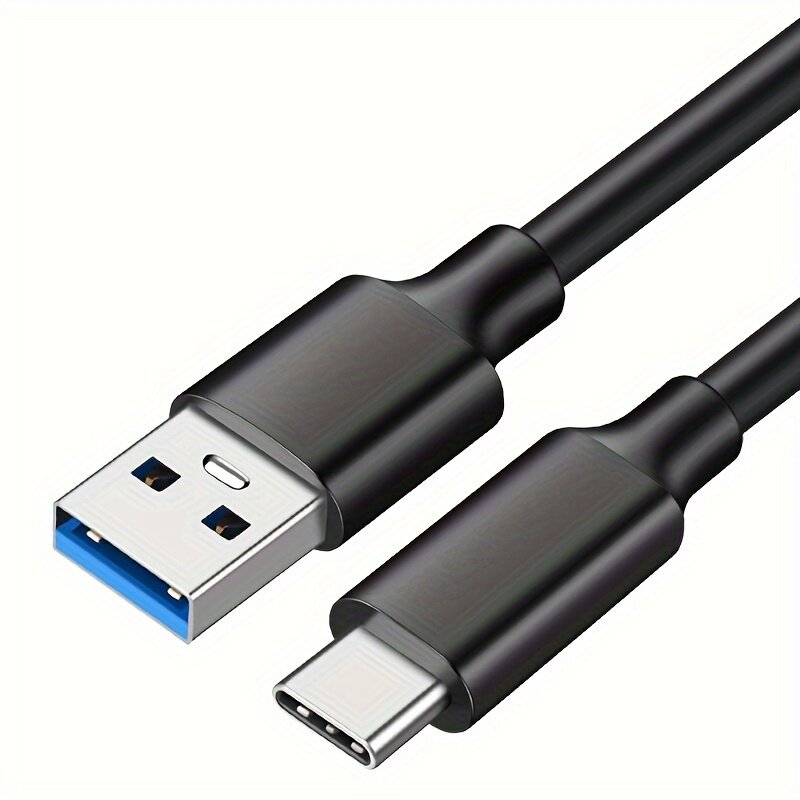 Кабель USB A - USB C 3.1/3.2 Gen 2, 10 Гбит/с, 60W быстрая зарядка, 0.5 м