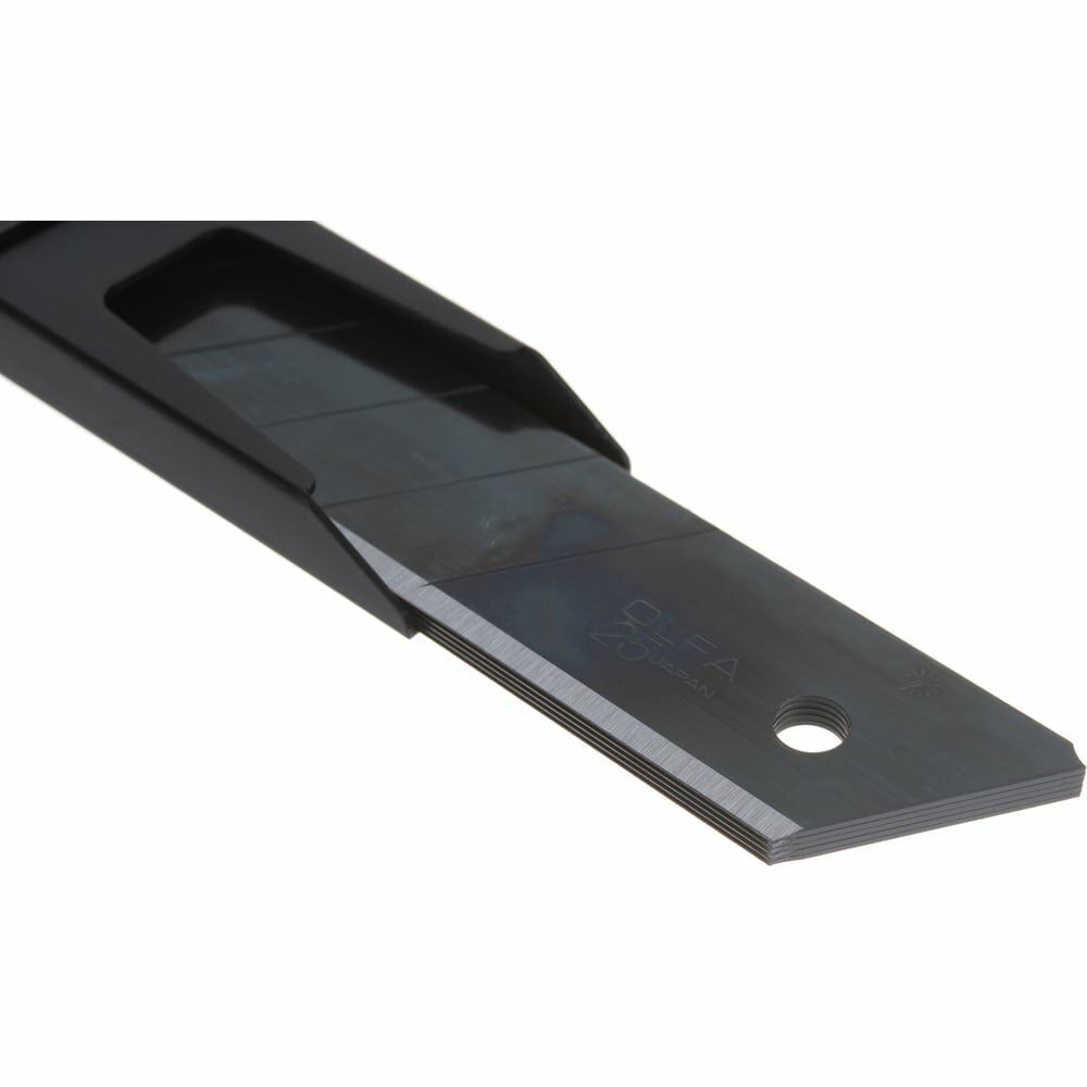 Сегментированные лезвия OLFA Excel Black 25х126х0.7 мм, 5 шт OL-HBB-5B — фото 1