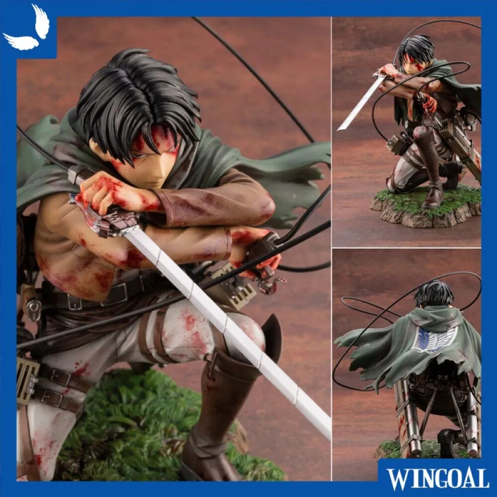 Фигурка Атака титанов Леви Акkерман / Attack on Titan Levi Ackerman Fortitude Ver. 18 см