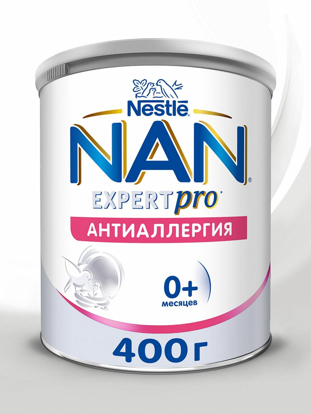 Детская смесь NAN Антиаллергия, с рождения, 400 г гипоаллергенная для новорожденных