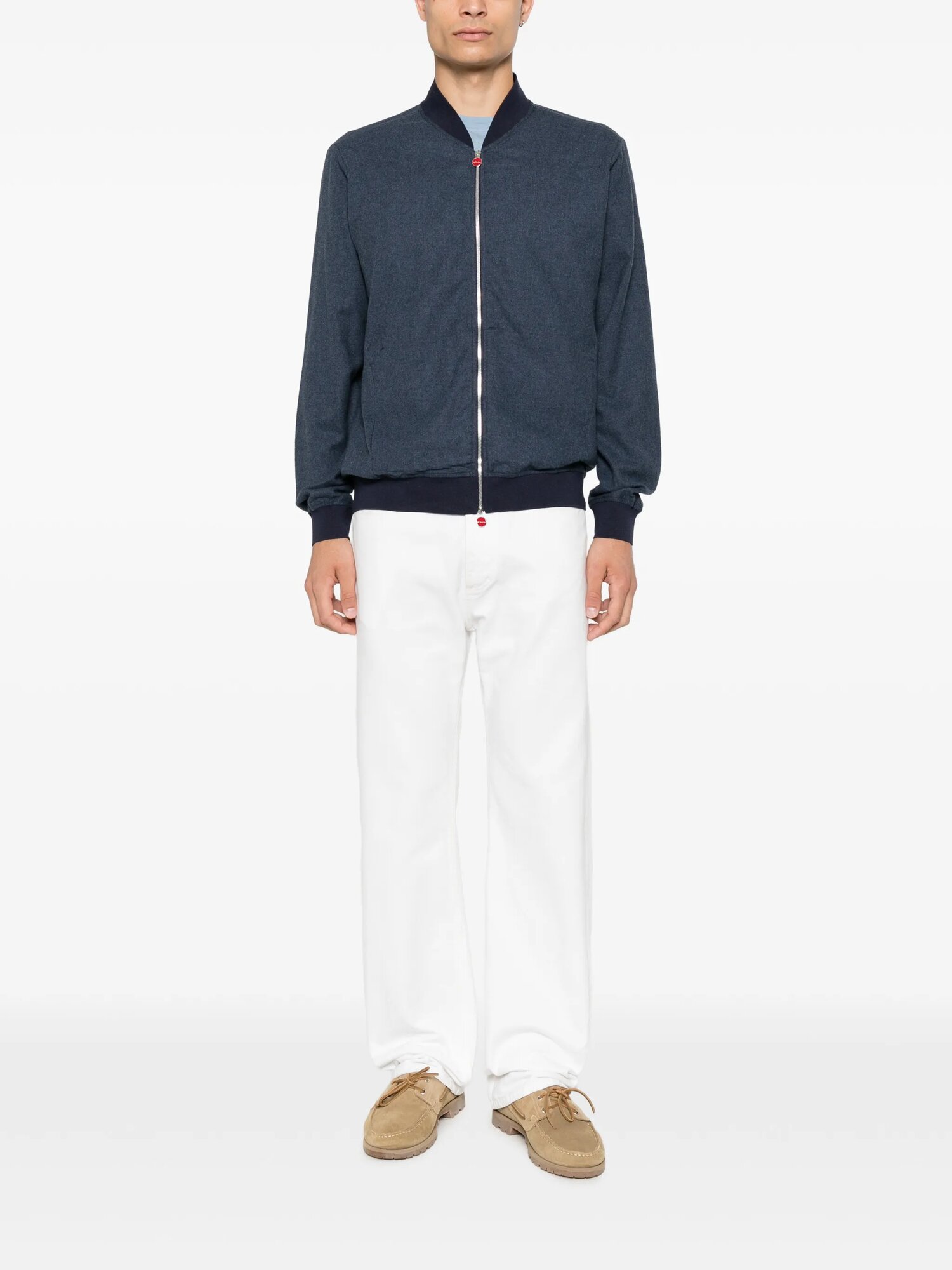 Куртка Kiton Zip-up bomber jacket, размер 50 — фото 1