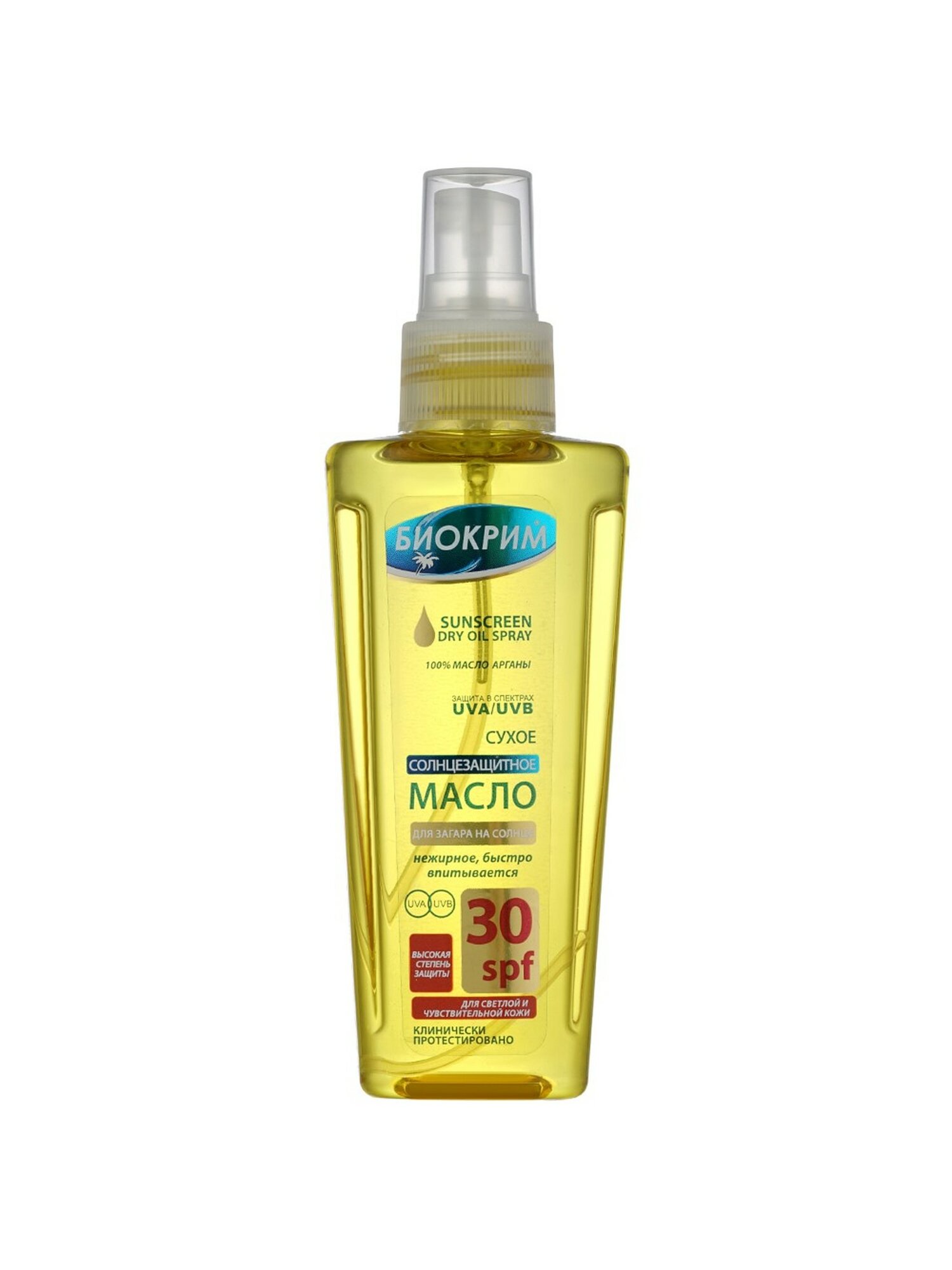 Биокрим масло С/защит SPF30 135МЛ — Масло солнцезащитное SPF30 флакон, 135мл.