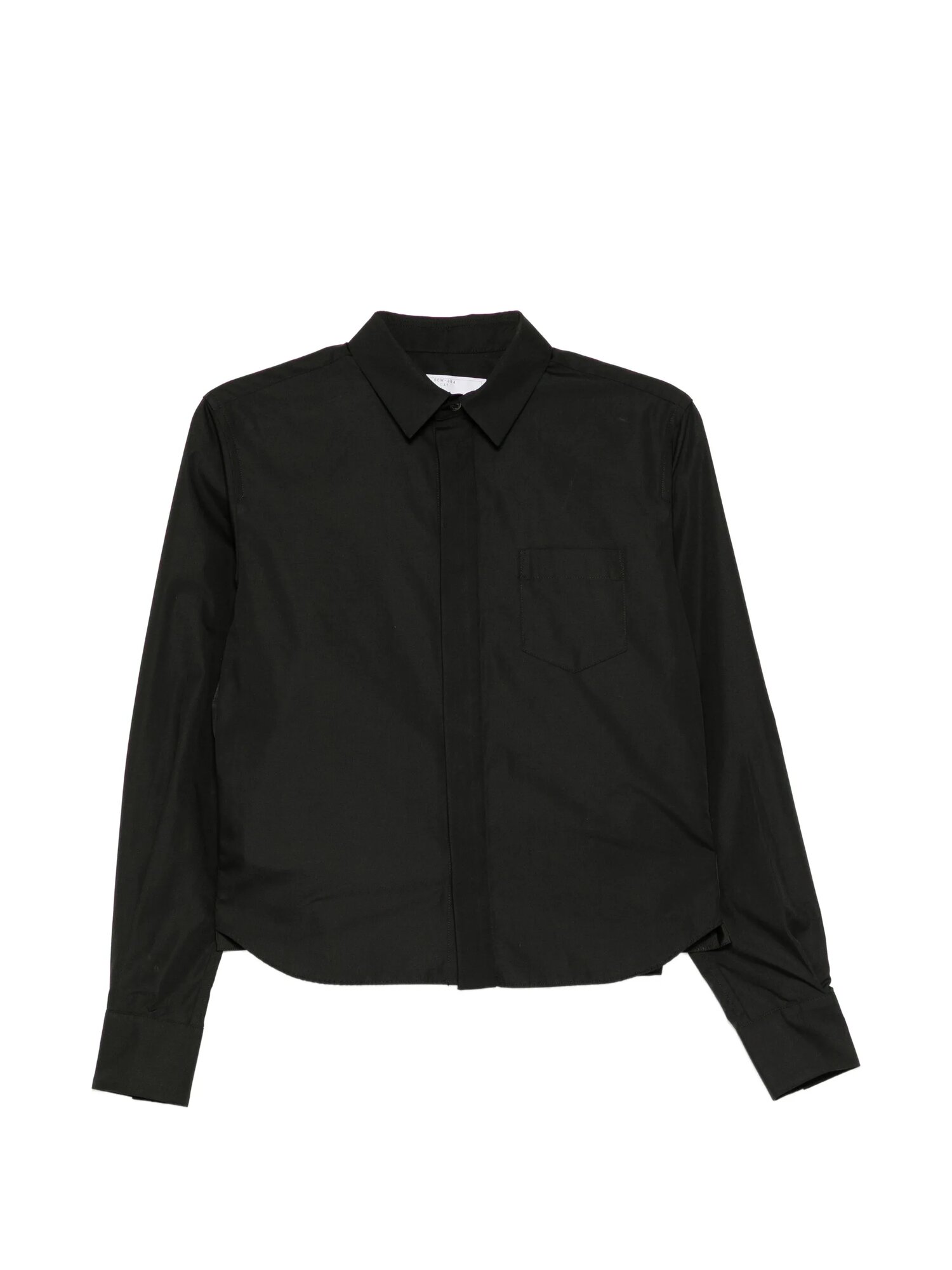 Рубашка Sacai Button-up twill shirt
