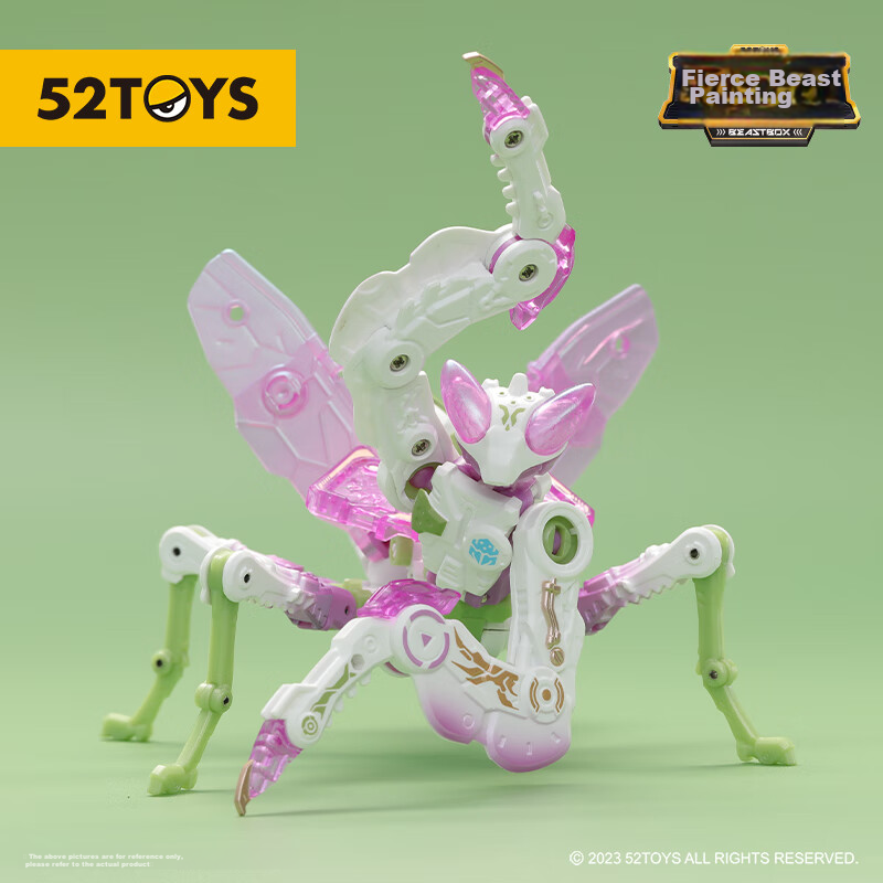52TOYS Mengshou Xia Lotus Mantis Mecha Assembling Transforming Model Toy for Boys 14+ Форма：Модель Мэншоу Ся Лотос