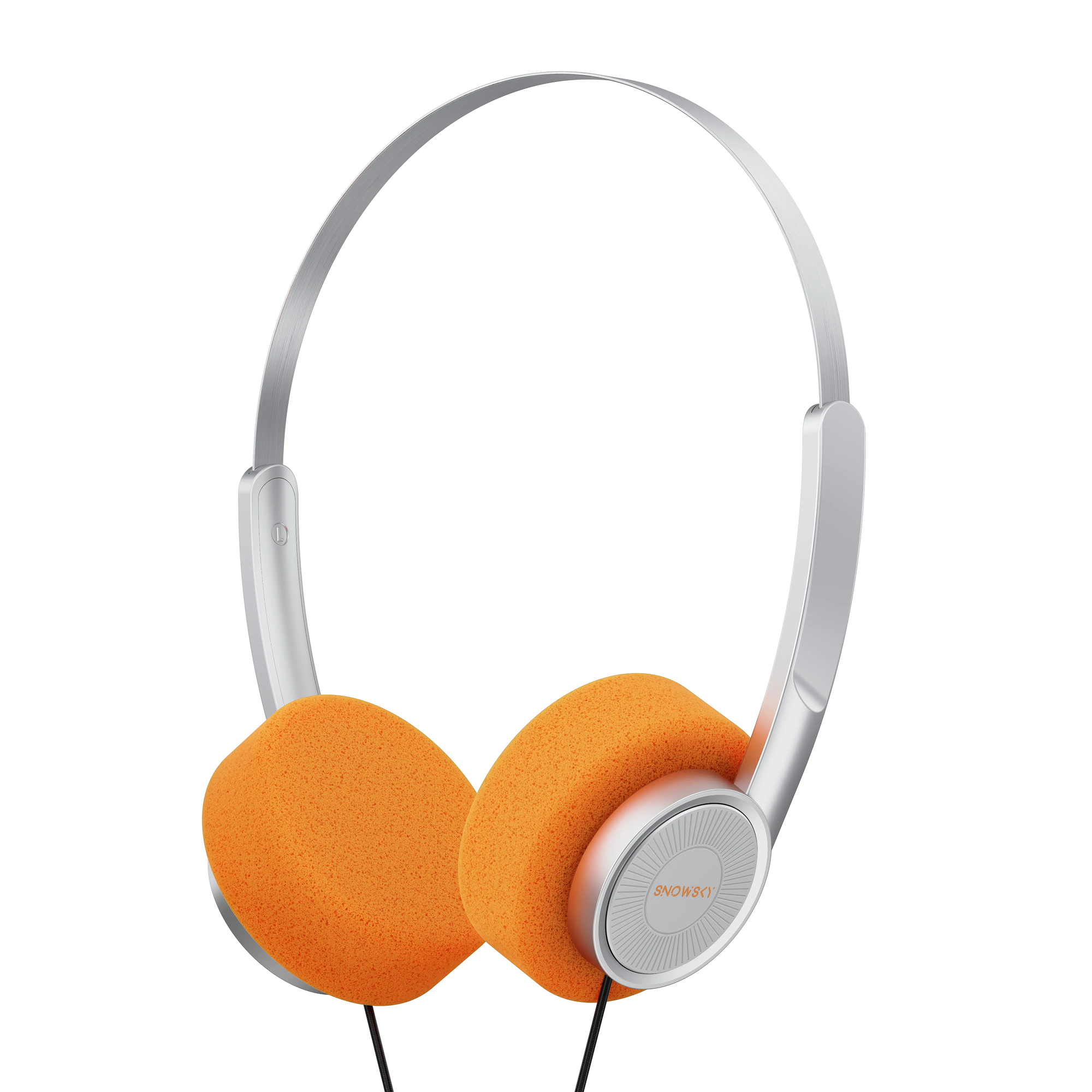 Проводные накладные наушники FiiO Snowsky WIND PRO ретро-стиль, Hi-Fi с пультом на кабеле, металл, серебристый,