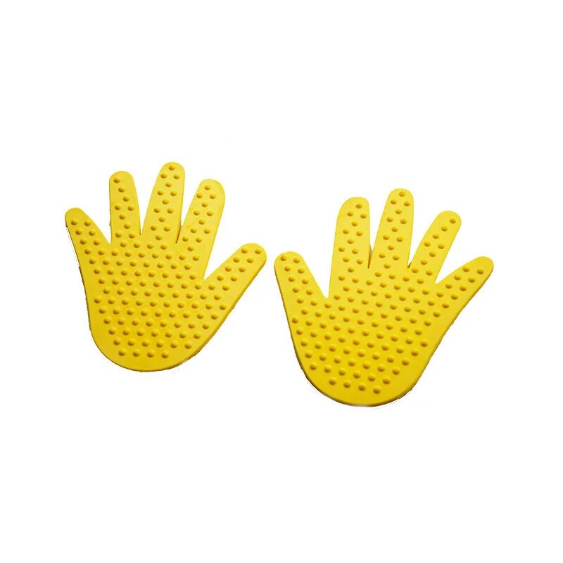 Детский массажный пазл MEADE Желтый, Yellow Hand 2Pcs