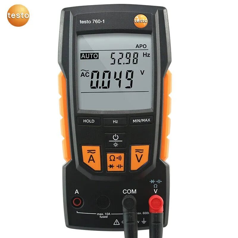 Цифровой мультиметр Testo 760-1 Автоматический выбор диапазона 600V