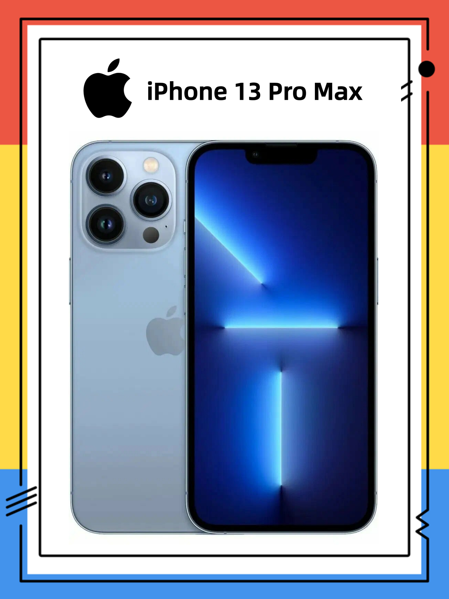 Смартфон Apple iPhone 13 Pro Max 256 ГБ, небесно-голубой