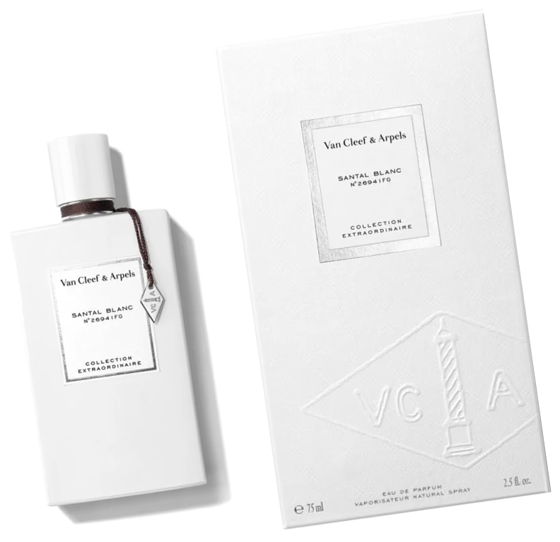 Парфюмерная вода Van Cleef and Arpels Santal Blanc унисекс 75 мл - Белый Сандал в аромате